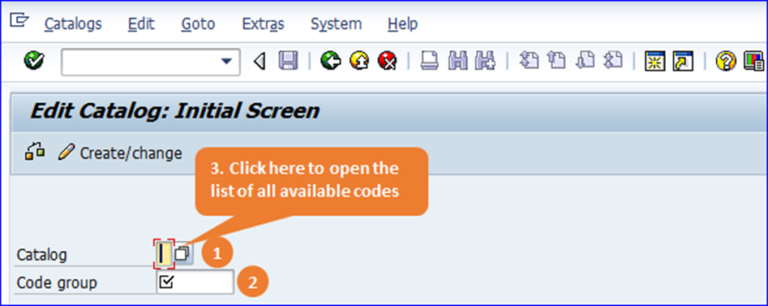 Catalog in SAP PM - VaibhavERP